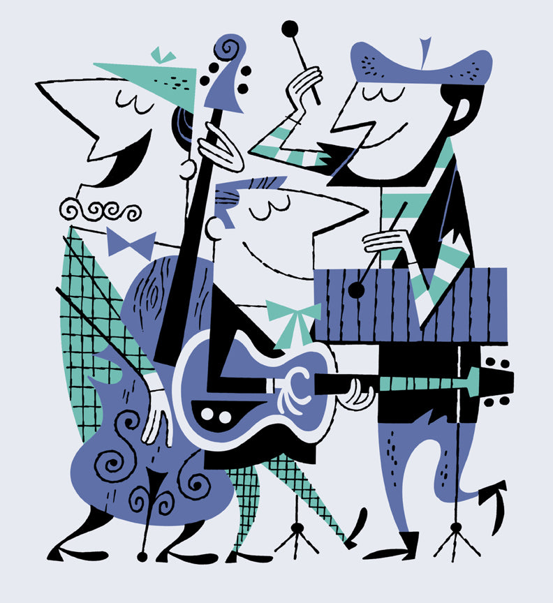 Jazzbo Jam Session Art Print – DerekArt