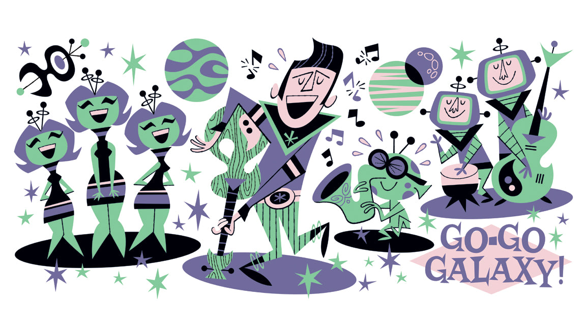 Go-Go Galaxy Print Set – DerekArt