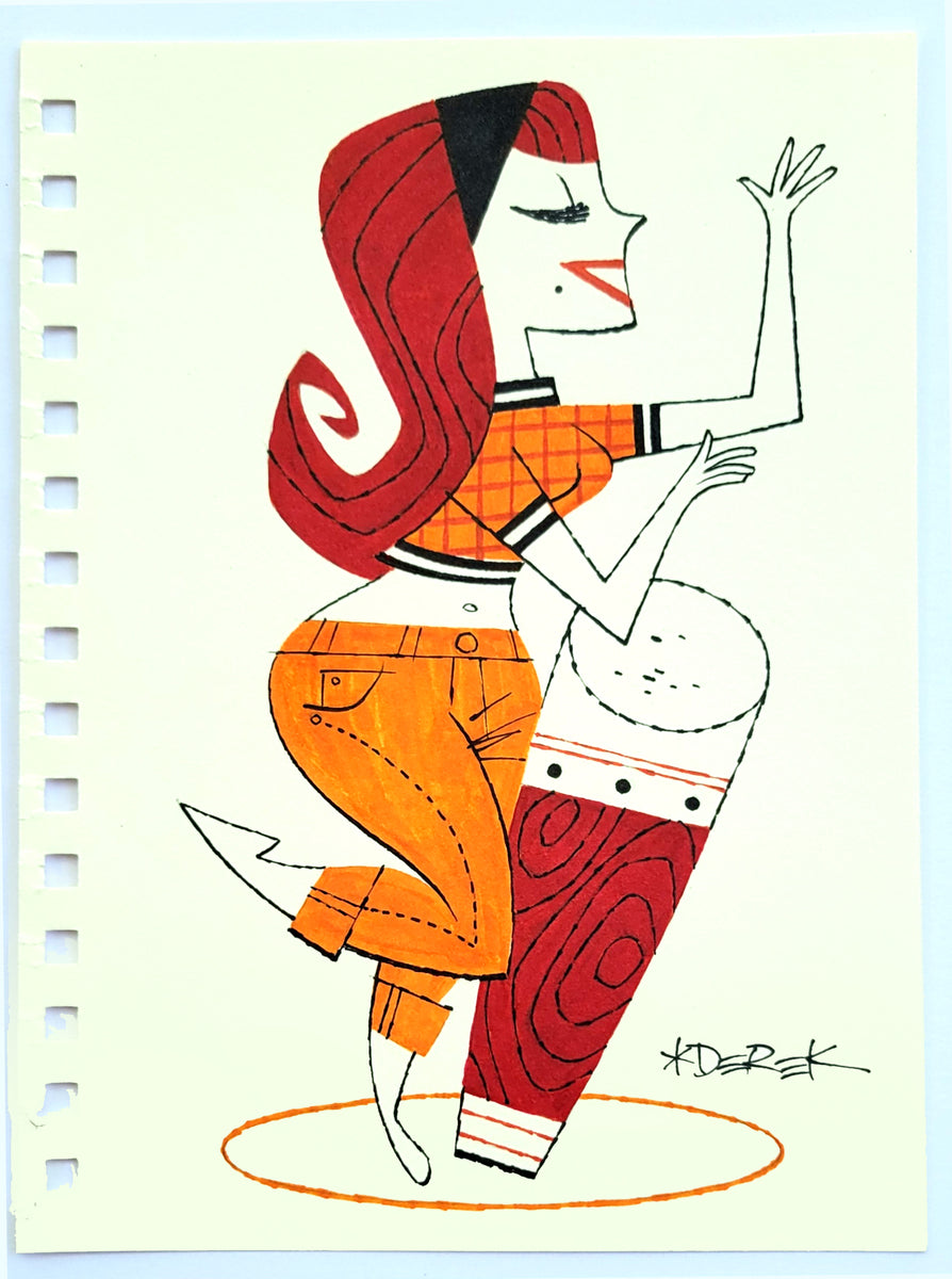 Mod Beat Original Sketch – DerekArt