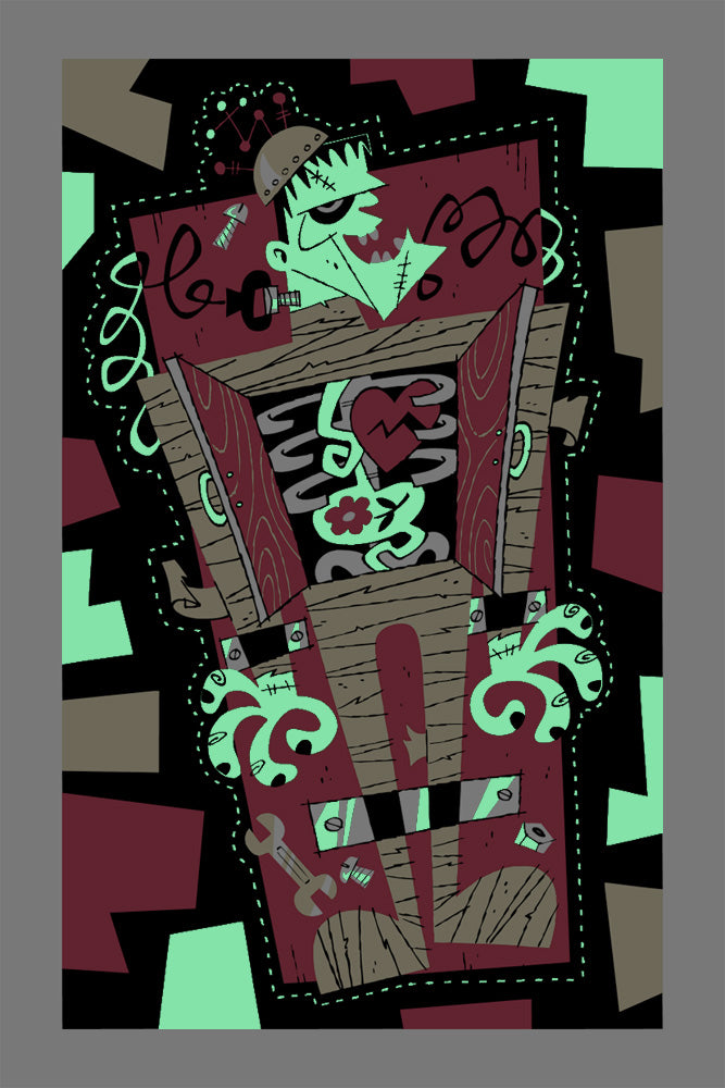 Boris Art Serigraph (Glowing Ink) – DerekArt