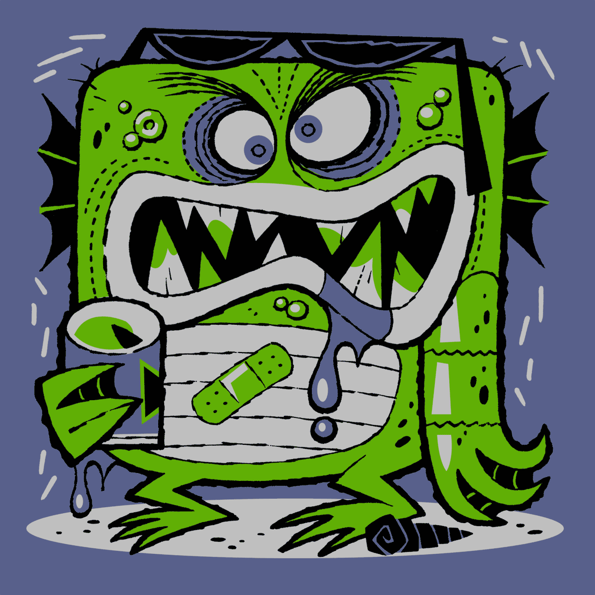 Crazy Creepster Art Print Set – DerekArt