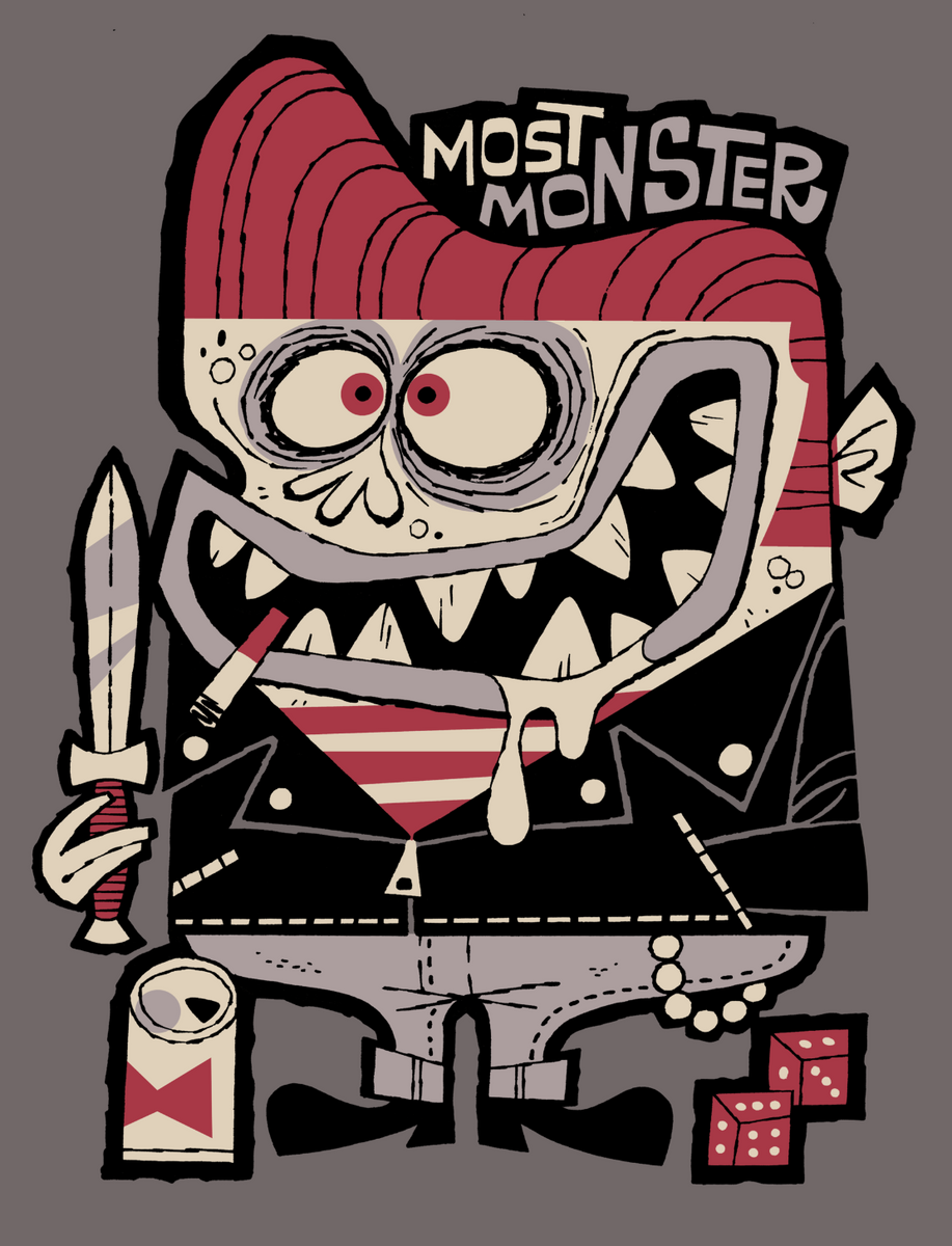 Most Monster Art Print – DerekArt