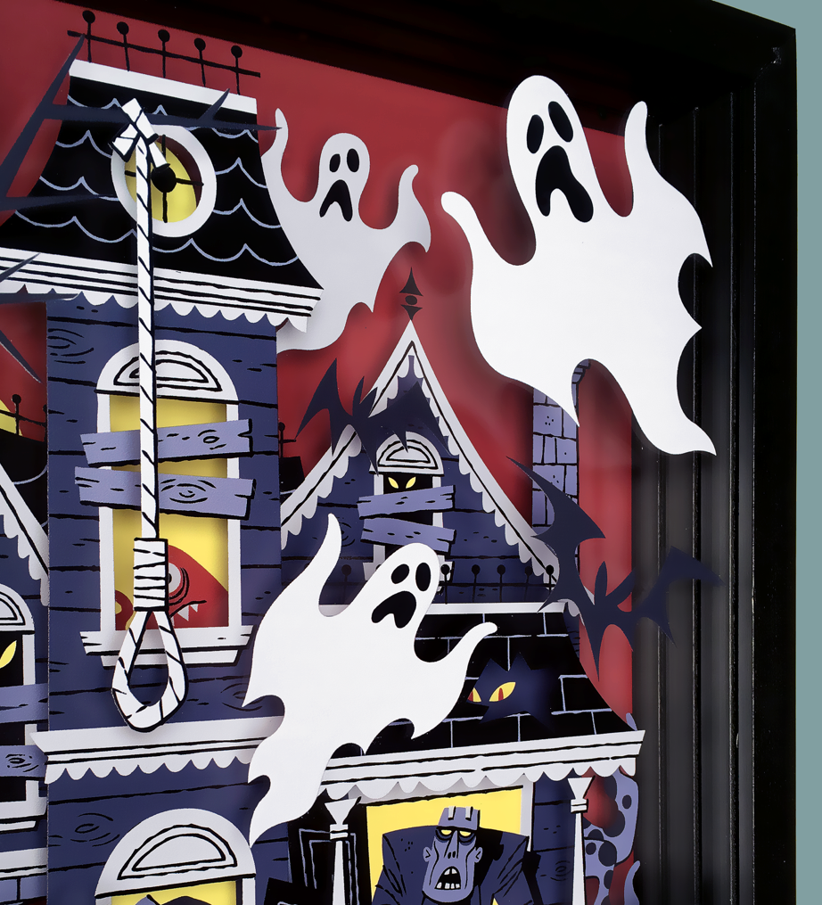 Spook Shack Acrylograph – DerekArt